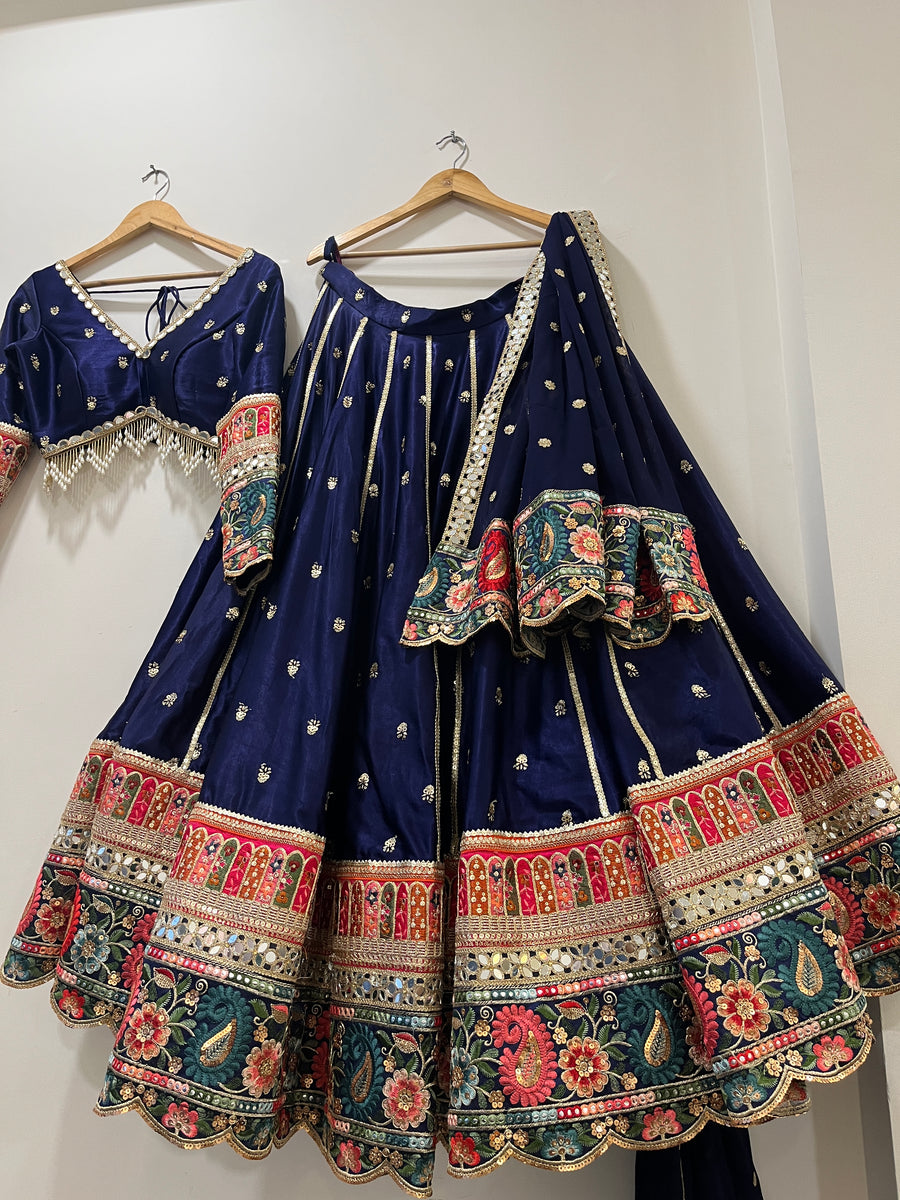 Royal Violet Glamour– Sanjana's Couture